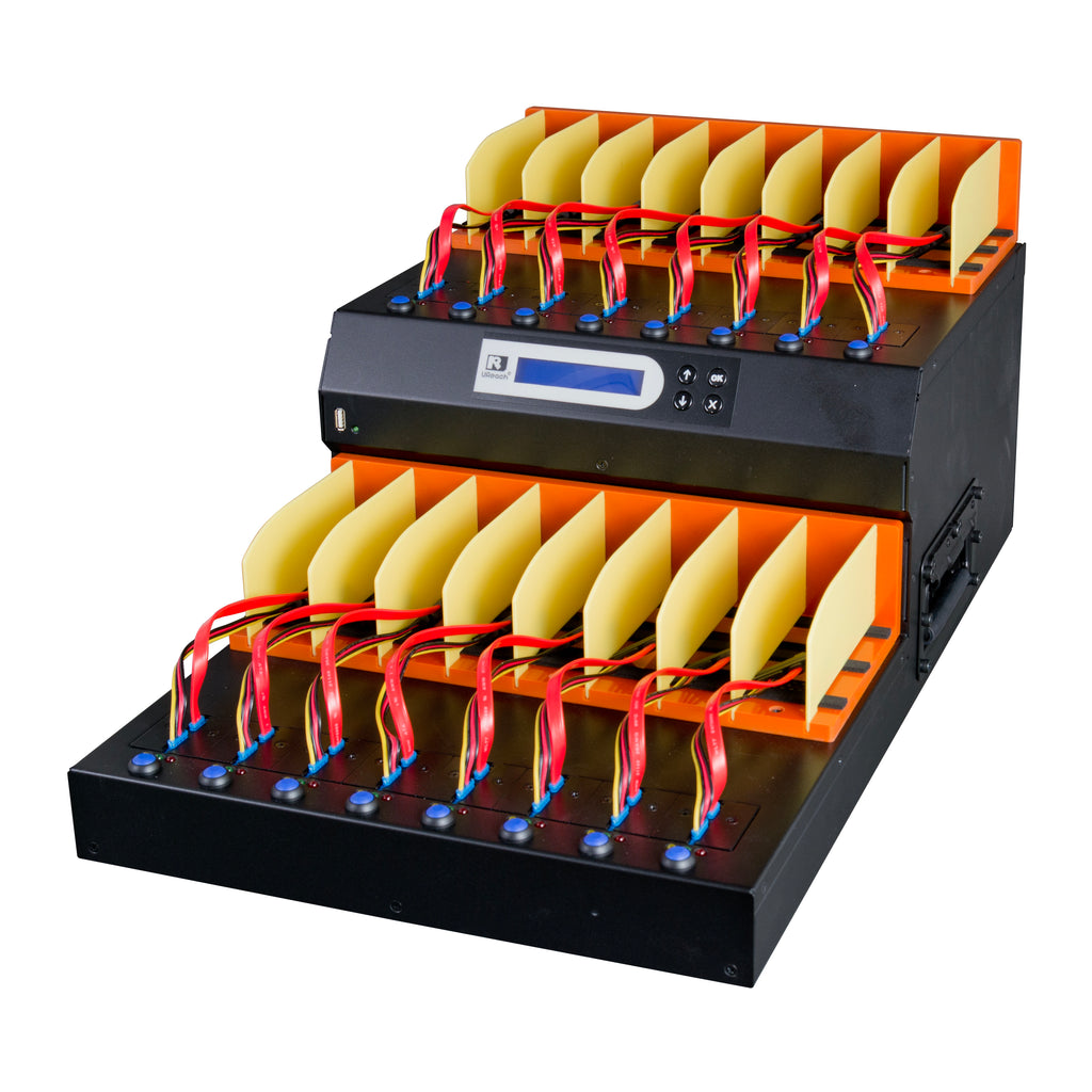 U-Reach 1 to 15 MTS-SASN Series SAS & SATA HDD/SSD Duplicator and Sani
